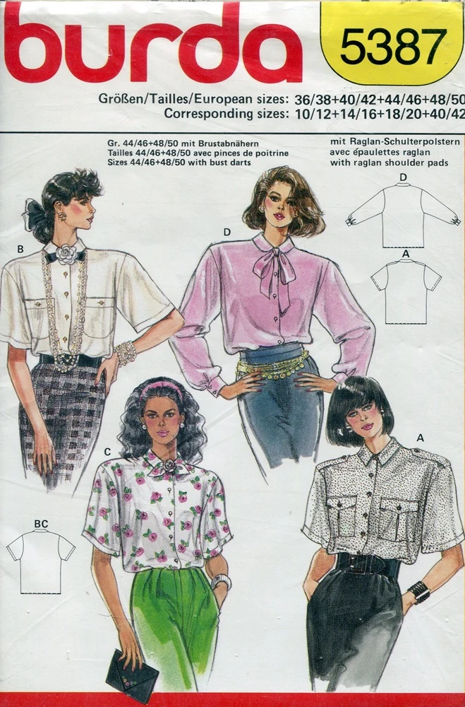 Burda 5387 | Vintage Sewing Patterns | Fandom