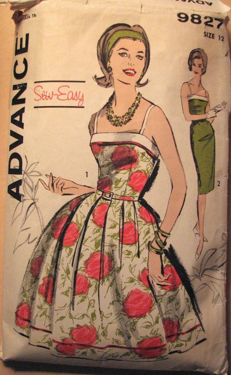 Advance 9827 | Vintage Sewing Patterns | Fandom