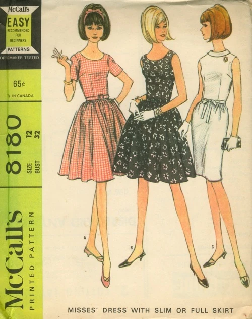 McCall's 8180 | Vintage Sewing Patterns | Fandom