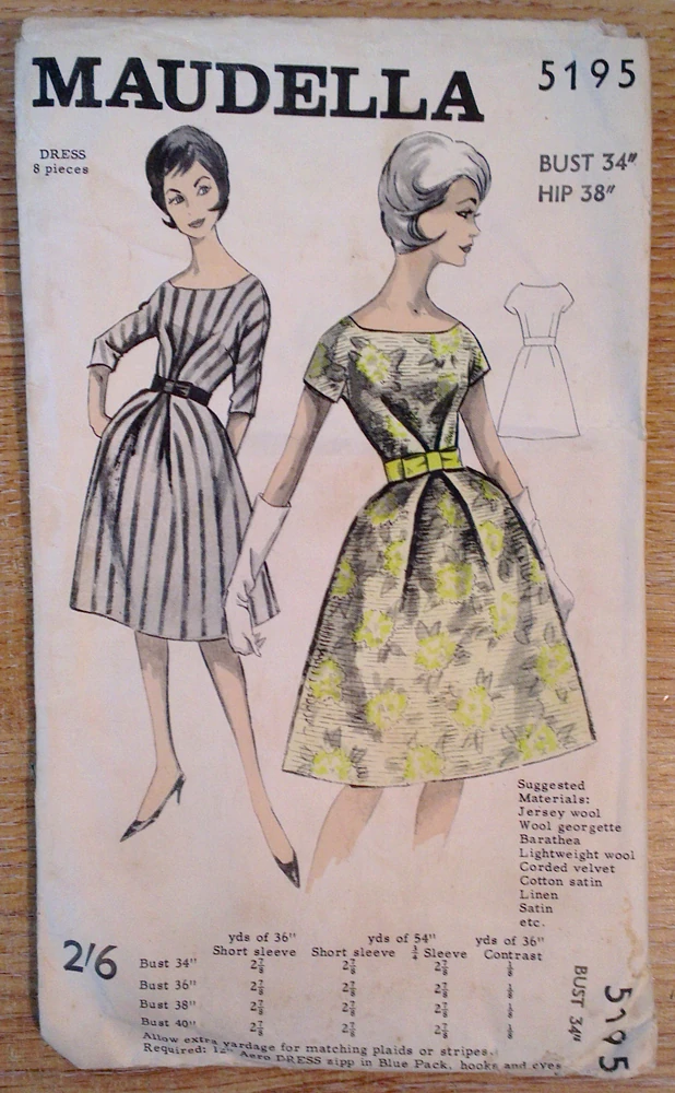 Maudella 5195 | Vintage Sewing Patterns | Fandom