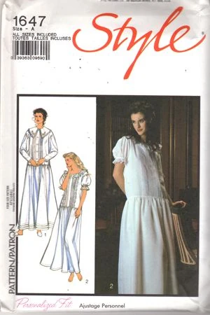 Style 1647 | Vintage Sewing Patterns | Fandom