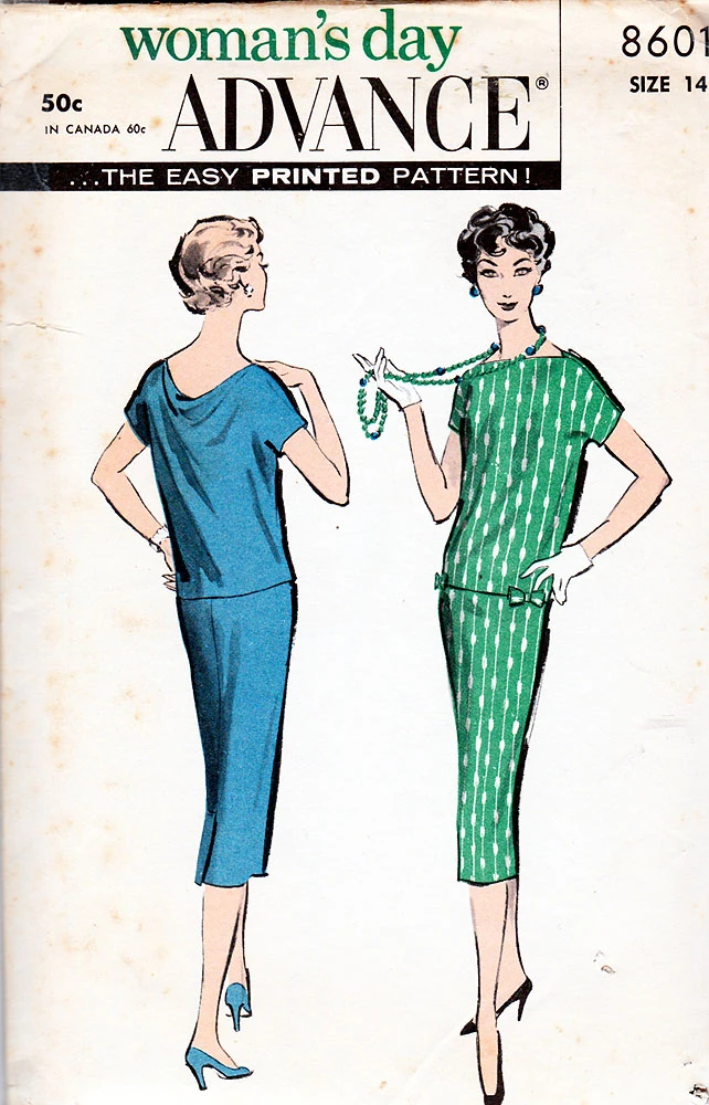 Advance 8601 | Vintage Sewing Patterns | Fandom