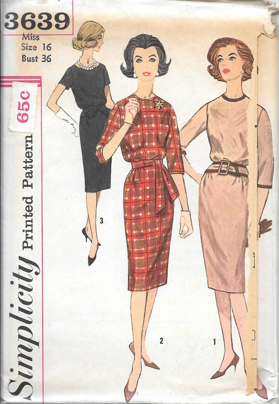 Simplicity 3639 A | Vintage Sewing Patterns | Fandom