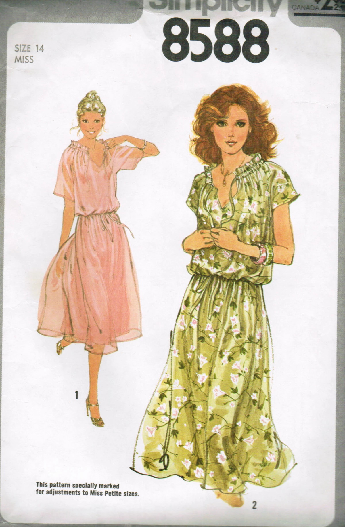 Simplicity 8588 A | Vintage Sewing Patterns | Fandom