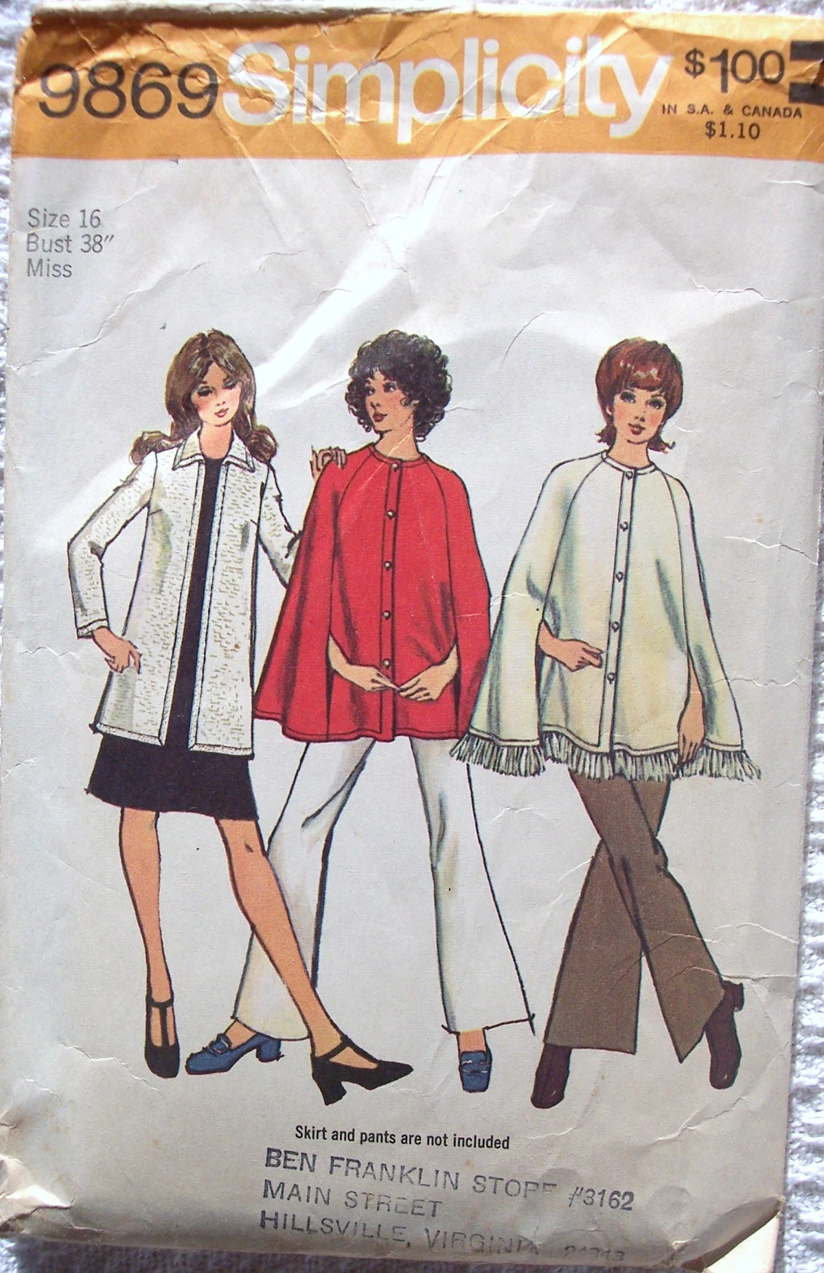 Simplicity 9869 | Vintage Sewing Patterns | Fandom