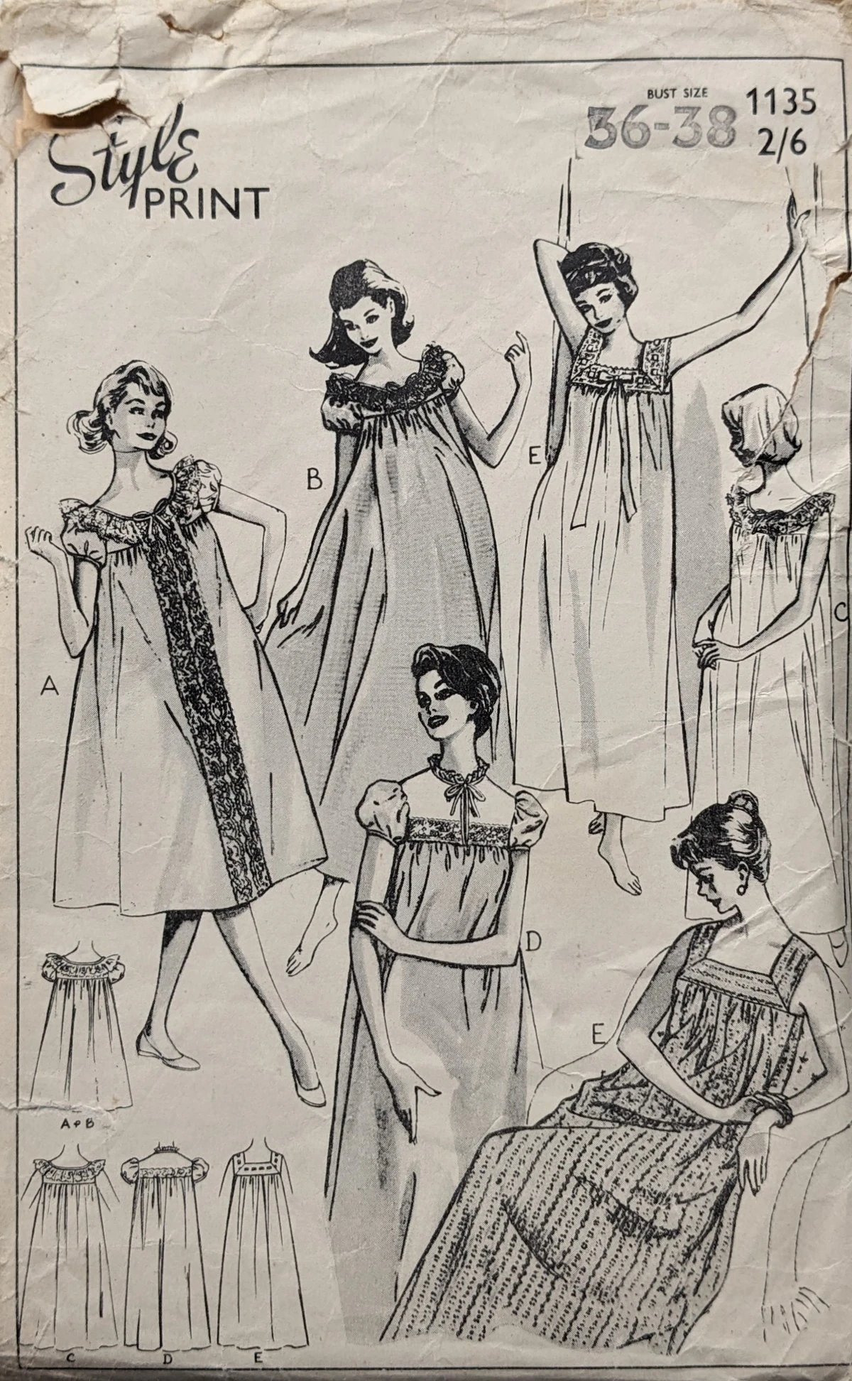 Style 1135 A | Vintage Sewing Patterns | Fandom