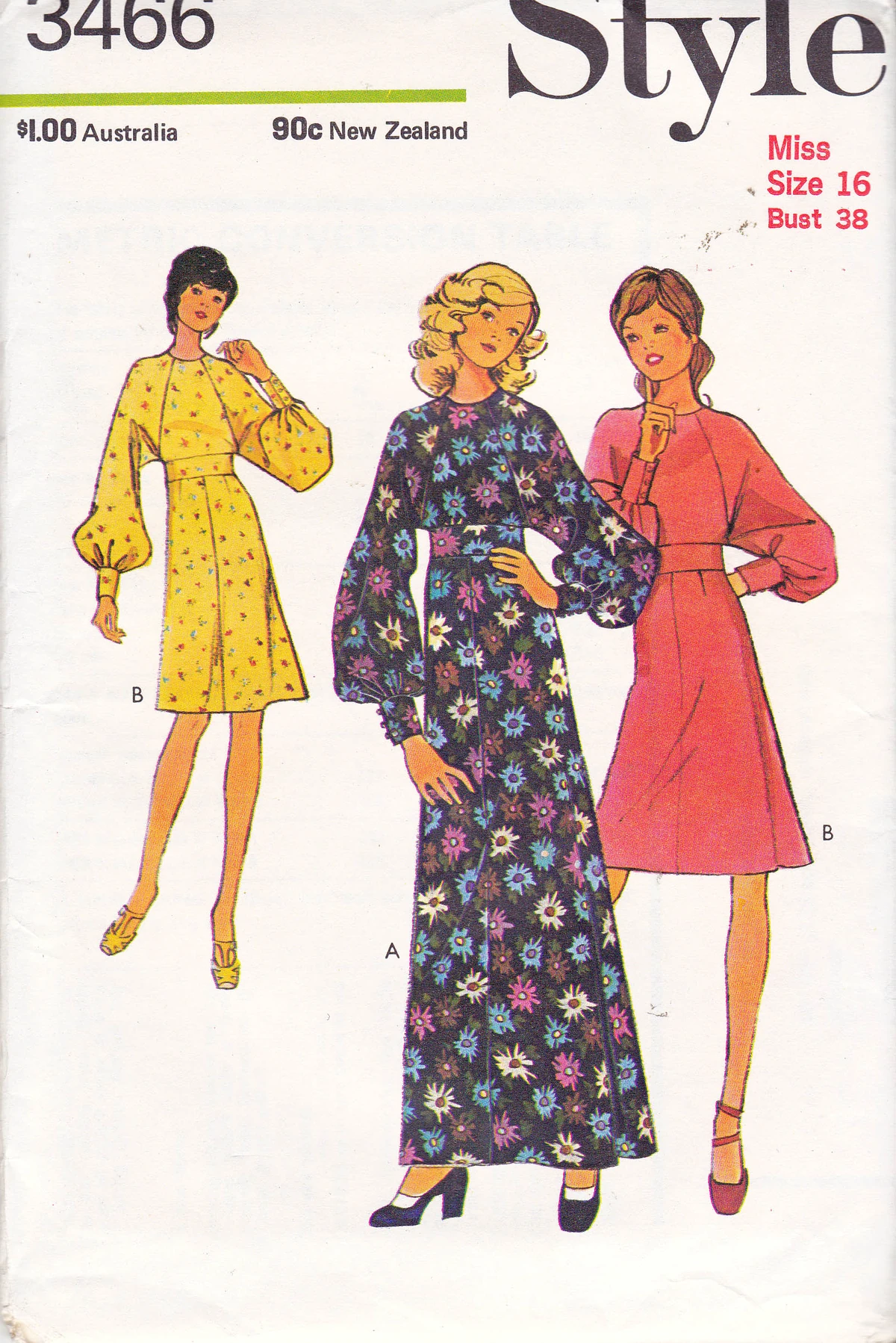 Style 3466 | Vintage Sewing Patterns | Fandom