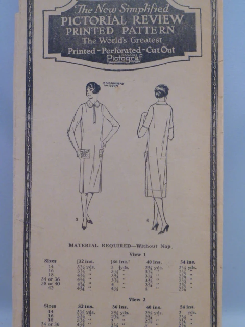 Pictorial Review 2964 | Vintage Sewing Patterns | Fandom