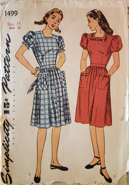 Simplicity 1499 | Vintage Sewing Patterns | Fandom