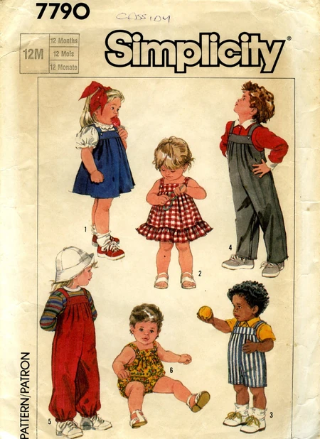 Simplicity 7790 | Vintage Sewing Patterns | Fandom