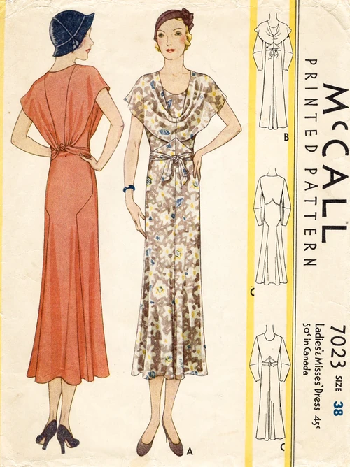 McCall 7023 A | Vintage Sewing Patterns | Fandom