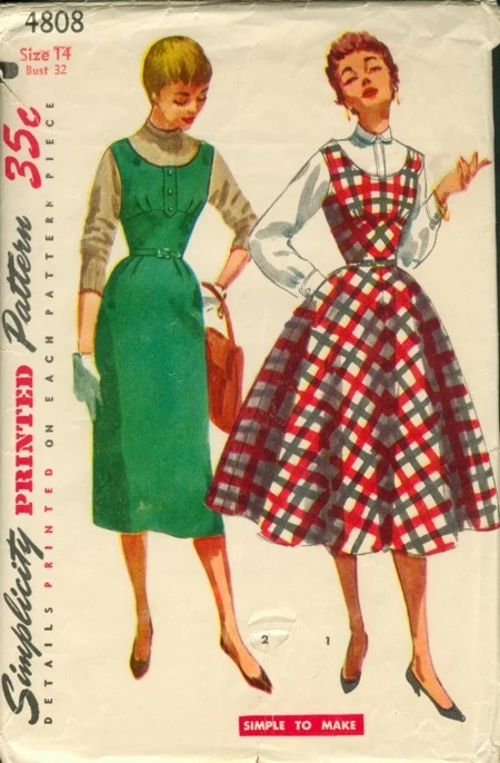Simplicity 4808 | Vintage Sewing Patterns | Fandom