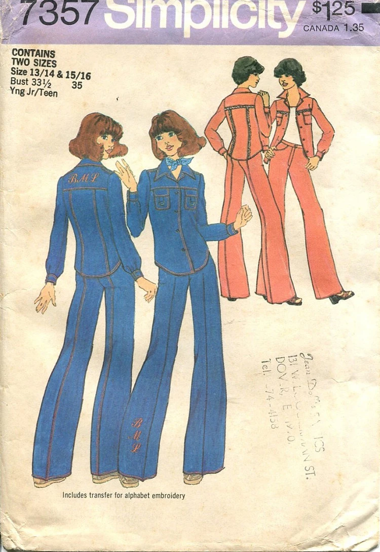 Simplicity 7357 | Vintage Sewing Patterns | Fandom