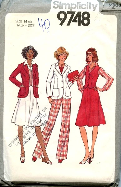 Simplicity 9748 | Vintage Sewing Patterns | Fandom
