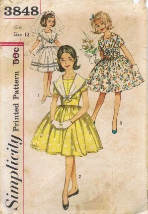 Simplicity 3848 B | Vintage Sewing Patterns | Fandom