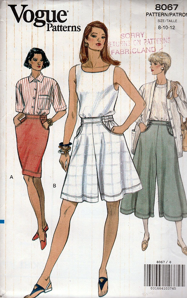 Vogue 8067 D | Vintage Sewing Patterns | Fandom