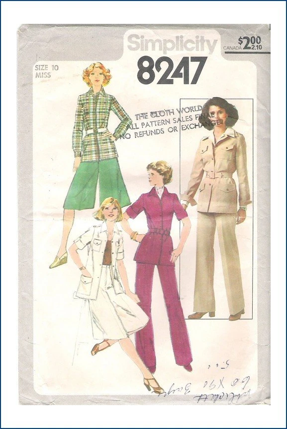 Simplicity 8247 | Vintage Sewing Patterns | Fandom