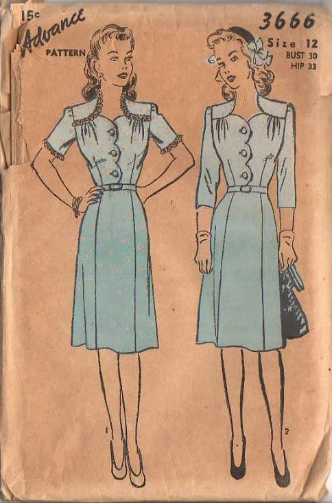 Advance 3666 | Vintage Sewing Patterns | Fandom