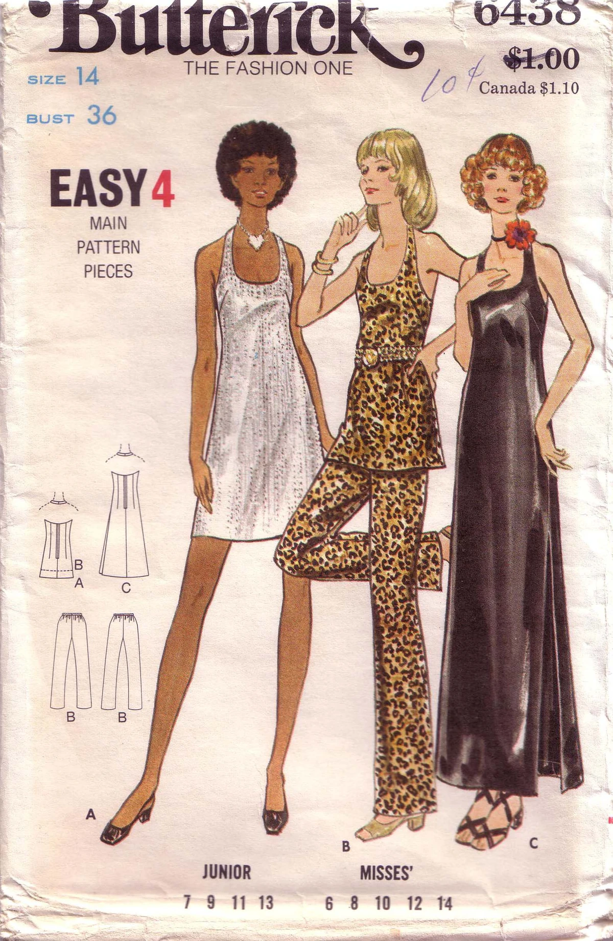 Butterick 6438 | Vintage Sewing Patterns | Fandom