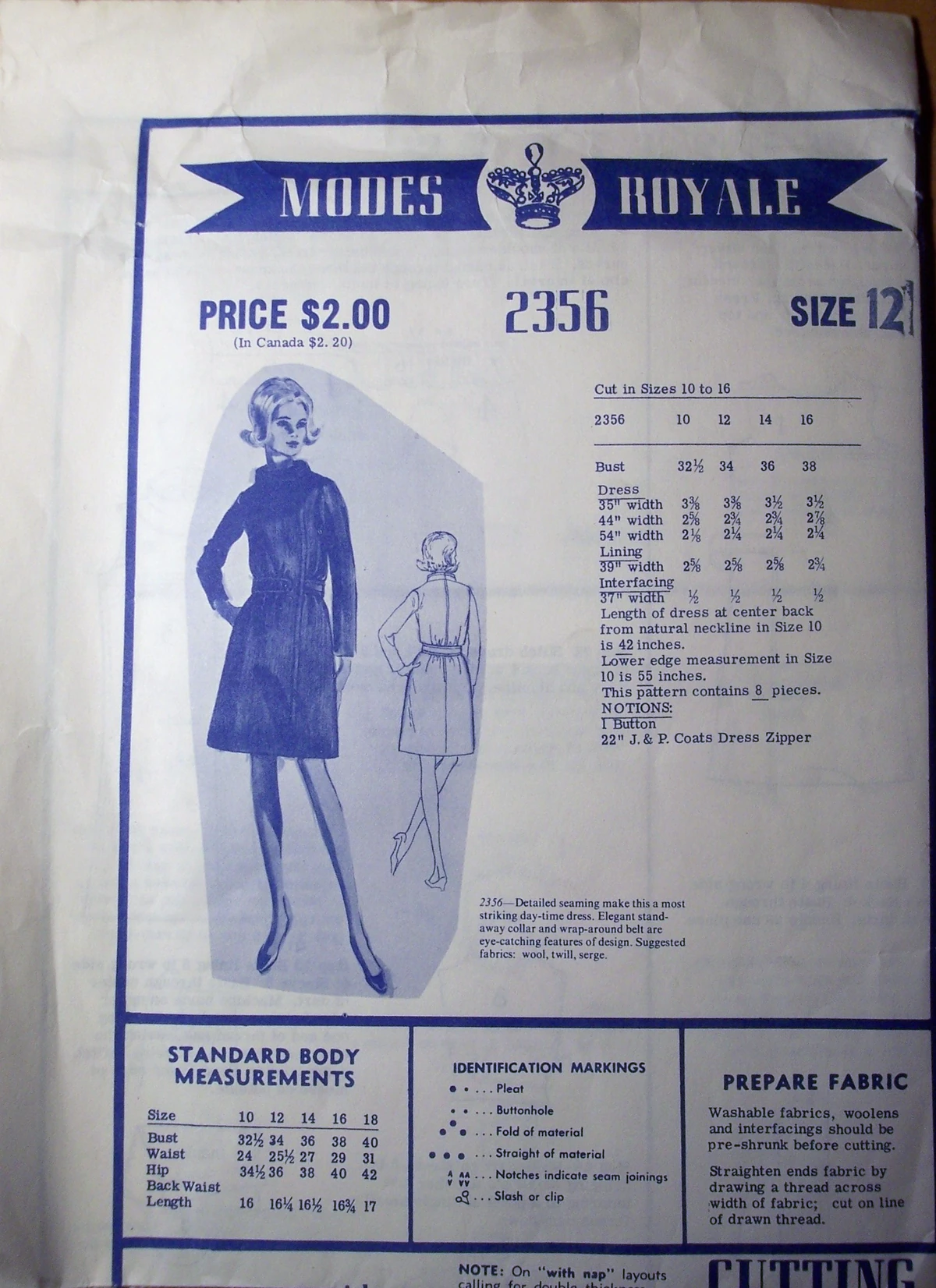 Modes Royale 2356 | Vintage Sewing Patterns | Fandom