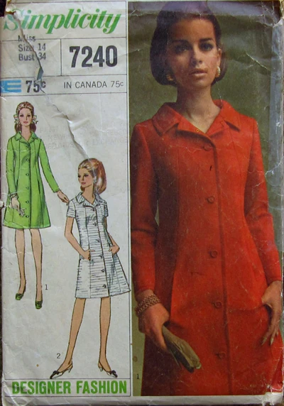 Simplicity 7240 A | Vintage Sewing Patterns | Fandom