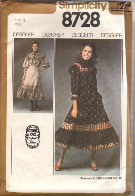 Simplicity 8728 A | Vintage Sewing Patterns | Fandom