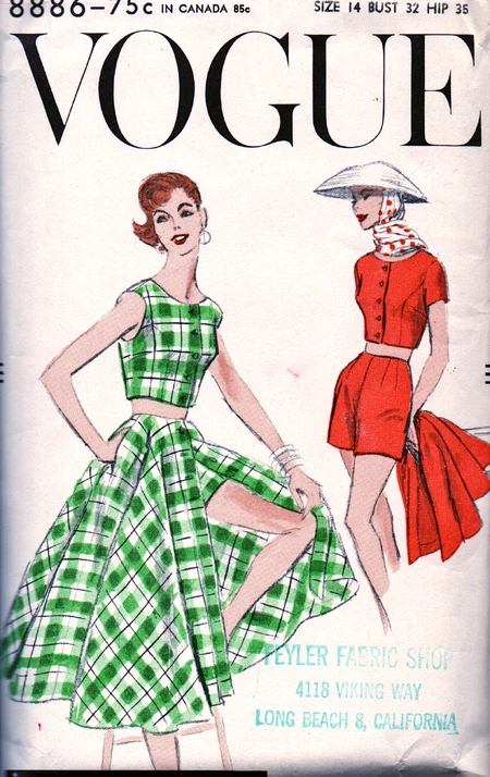 Vogue 8886 | Vintage Sewing Patterns | Fandom