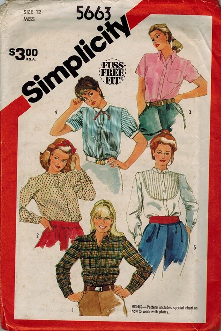 Simplicity 5663 A | Vintage Sewing Patterns | Fandom