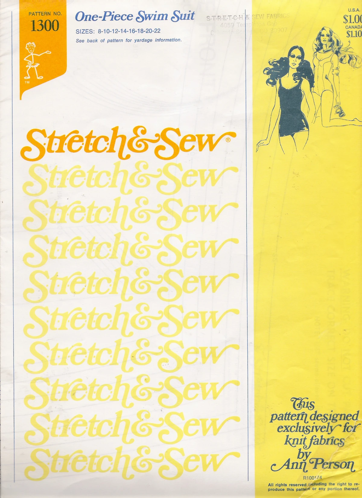 Stretch & Sew 1300 | Vintage Sewing Patterns | Fandom