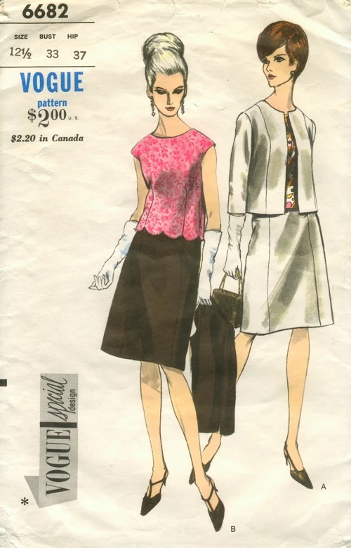 Vogue 6682 | Vintage Sewing Patterns | Fandom