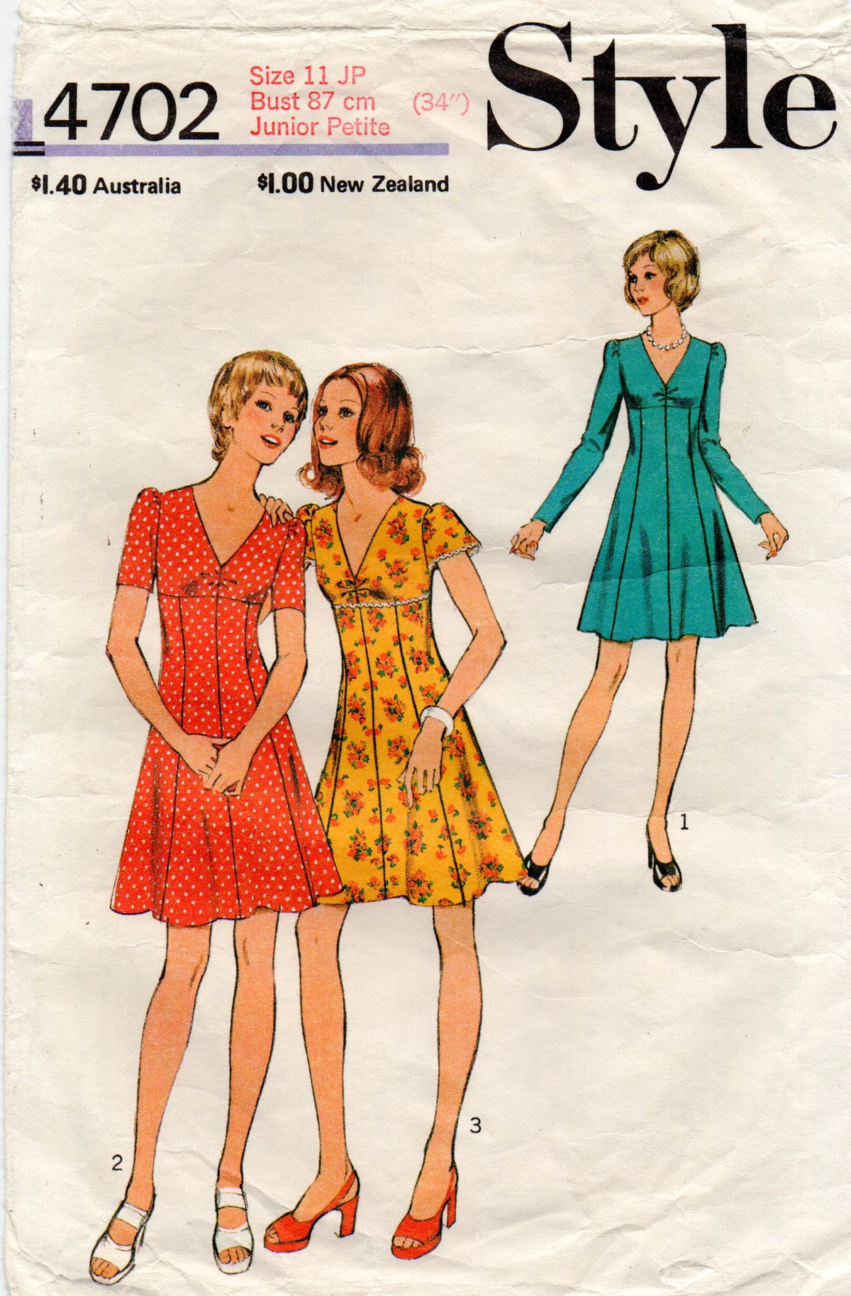 Style 4702 A | Vintage Sewing Patterns | Fandom