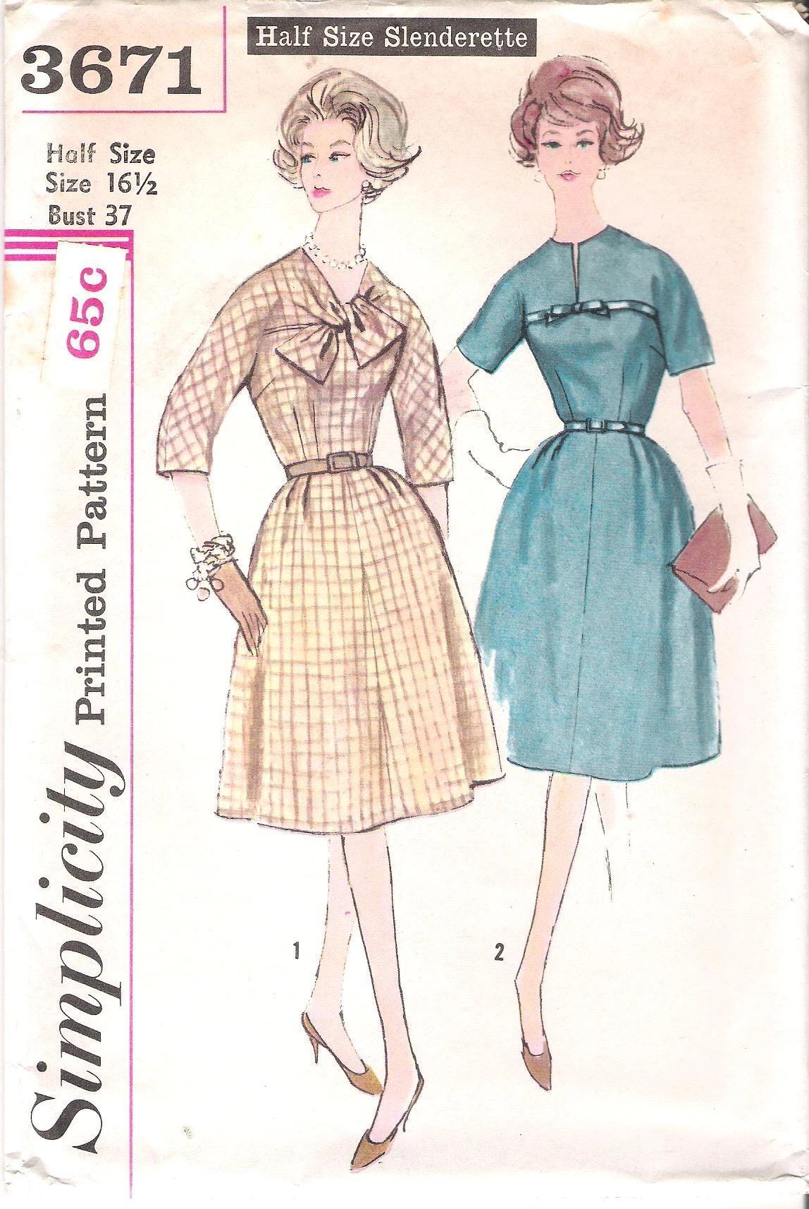 Simplicity 3671 A | Vintage Sewing Patterns | Fandom
