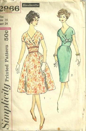 Simplicity 2966 A | Vintage Sewing Patterns | Fandom
