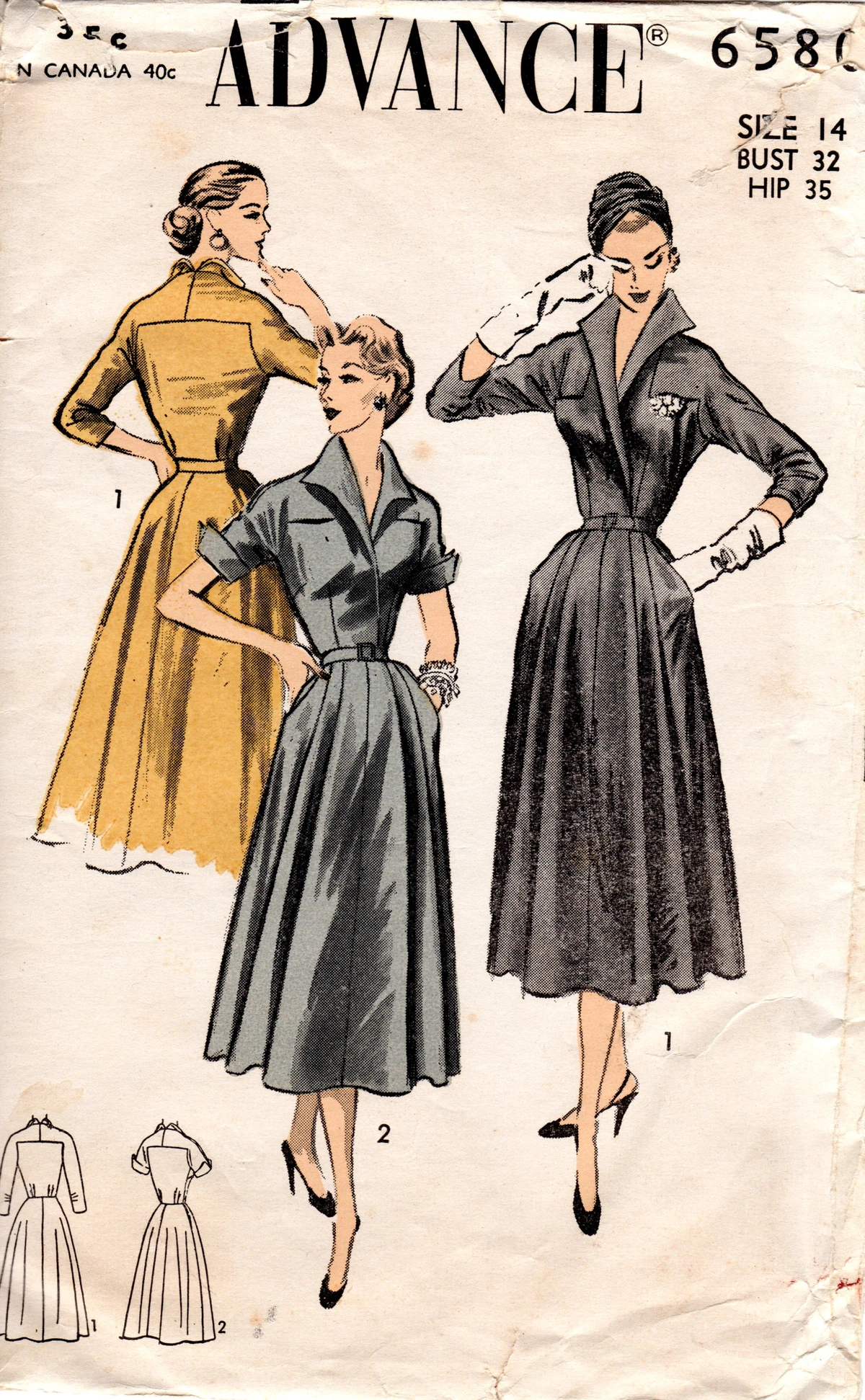 Advance 6580 | Vintage Sewing Patterns | Fandom