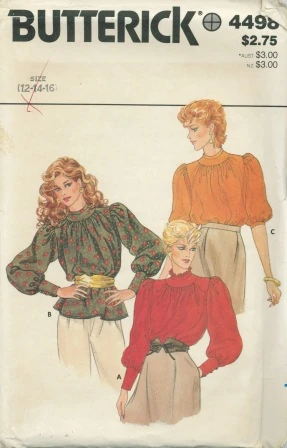 Butterick 4498 A | Vintage Sewing Patterns | Fandom