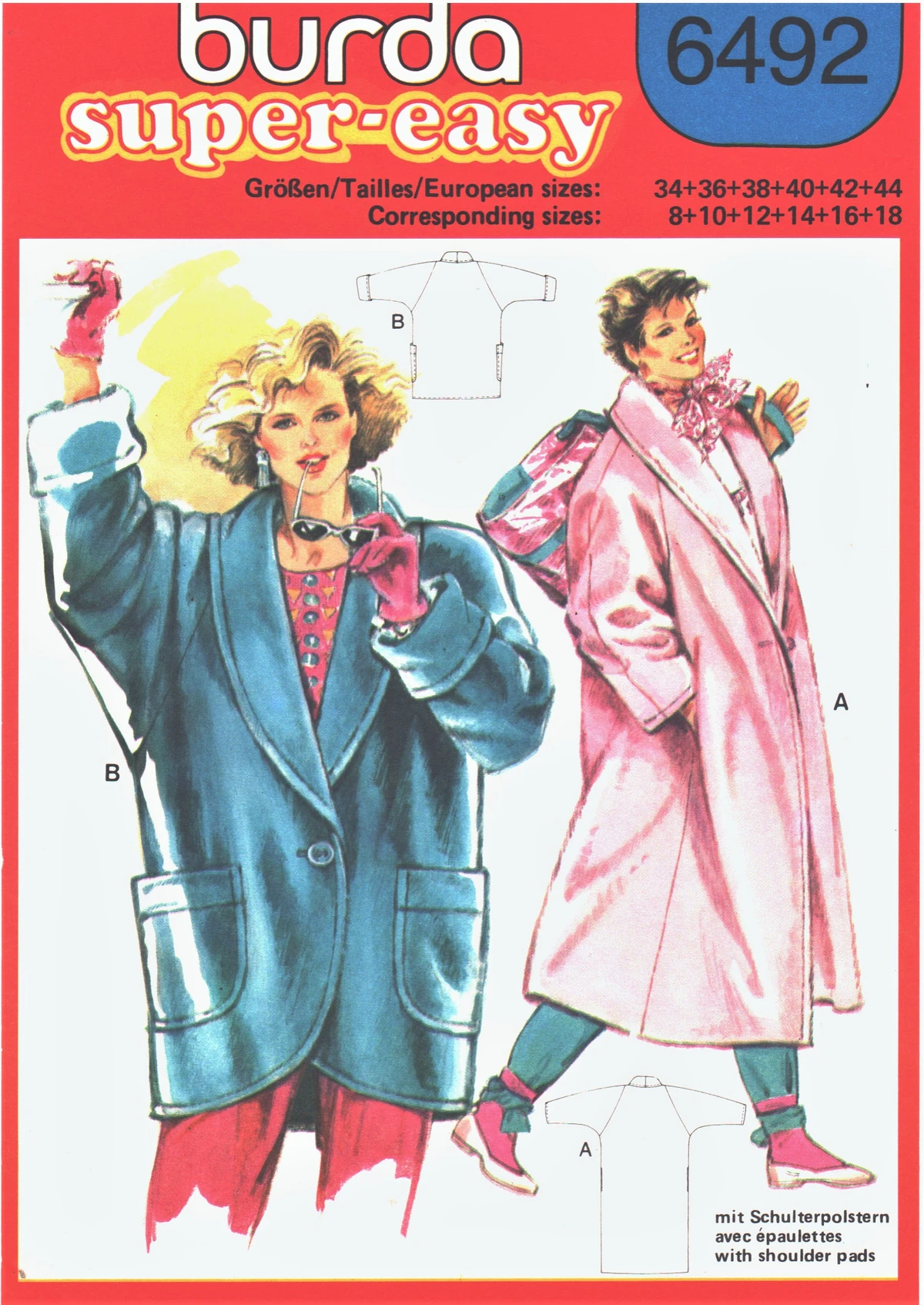 Burda 6492 | Vintage Sewing Patterns | Fandom