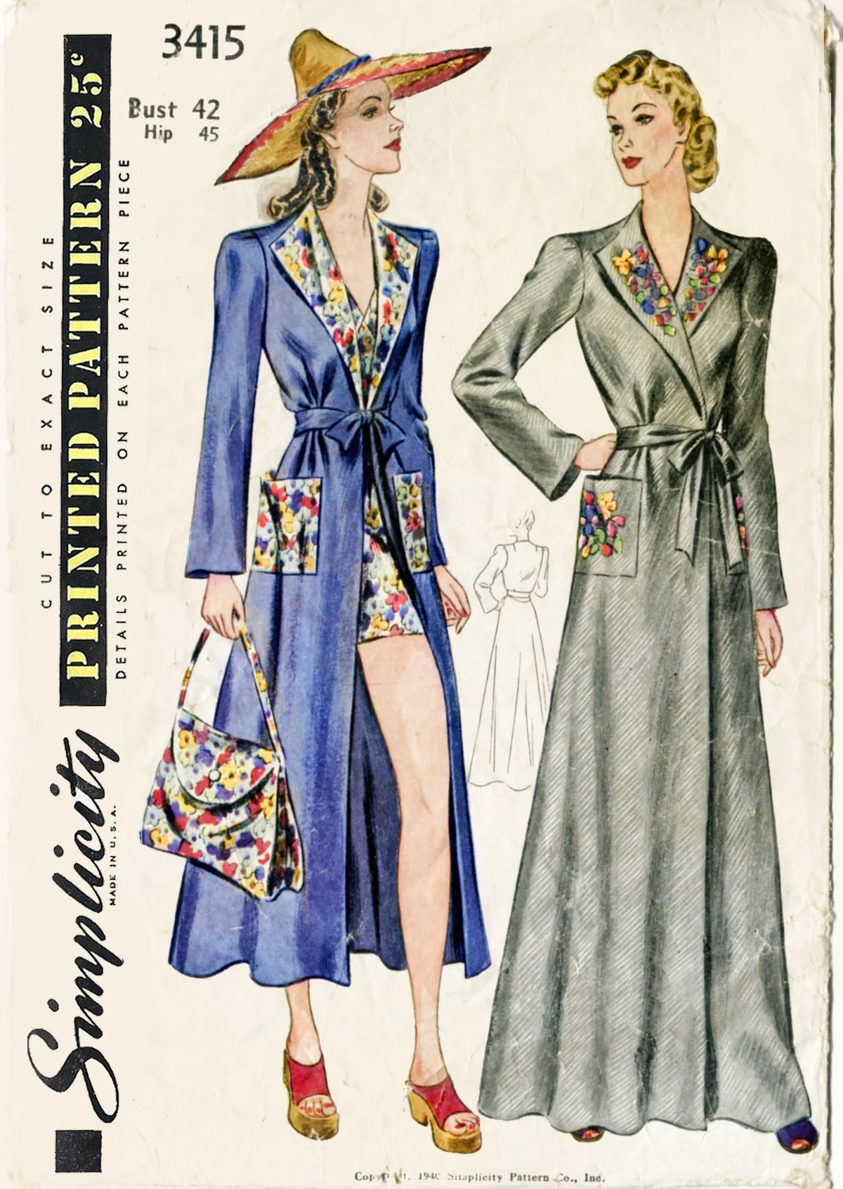 Simplicity 3415 A | Vintage Sewing Patterns | Fandom