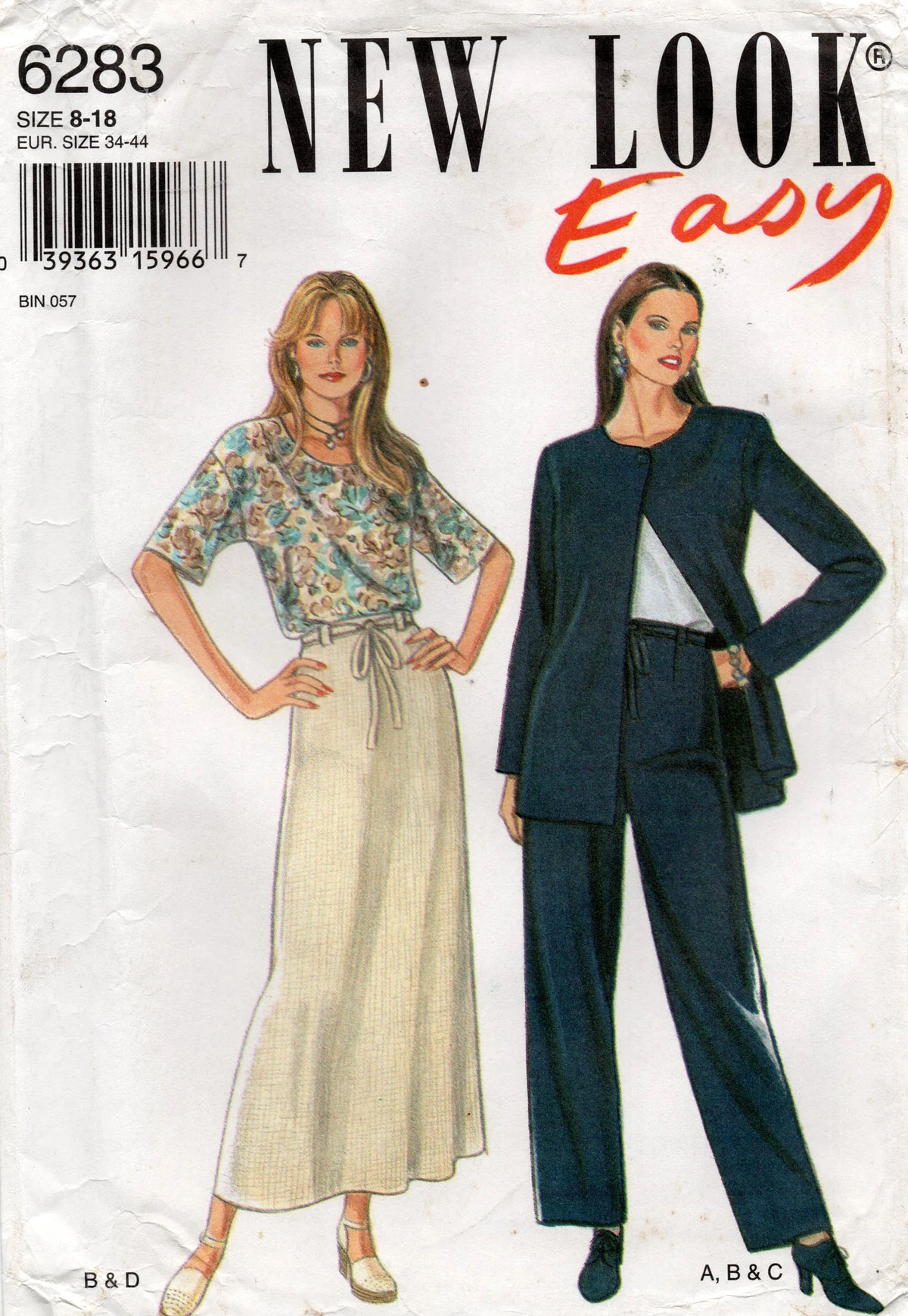 New Look 6283 | Vintage Sewing Patterns | Fandom