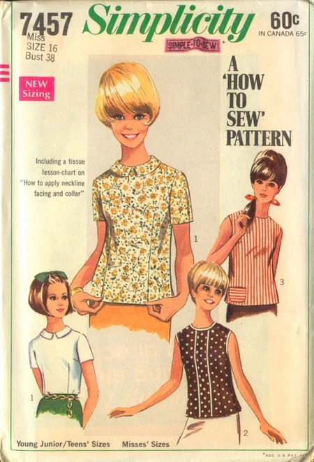 Simplicity 7457 | Vintage Sewing Patterns | Fandom