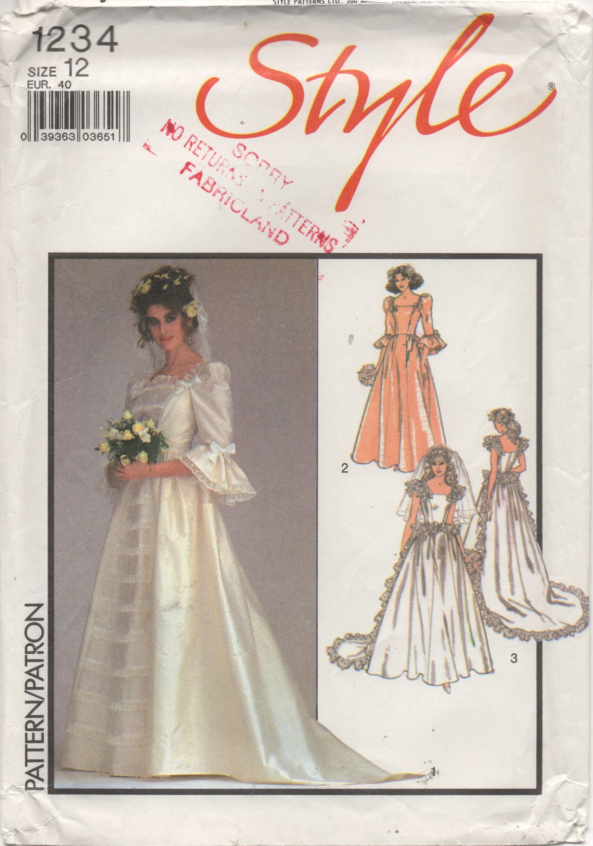 Style 1234 A | Vintage Sewing Patterns | Fandom