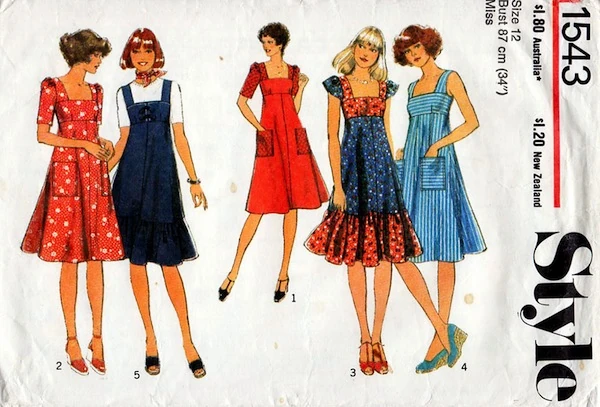 Style 1543 A | Vintage Sewing Patterns | Fandom