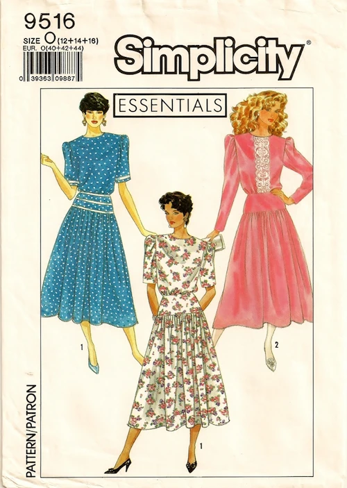 Simplicity 9516 B | Vintage Sewing Patterns | Fandom