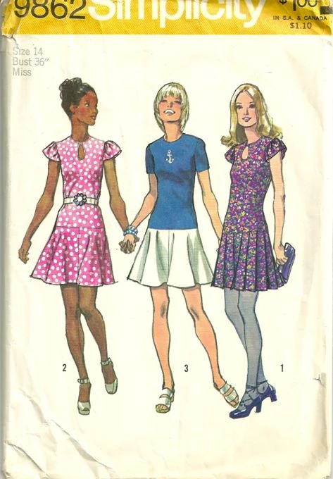 Simplicity 9862 | Vintage Sewing Patterns | Fandom