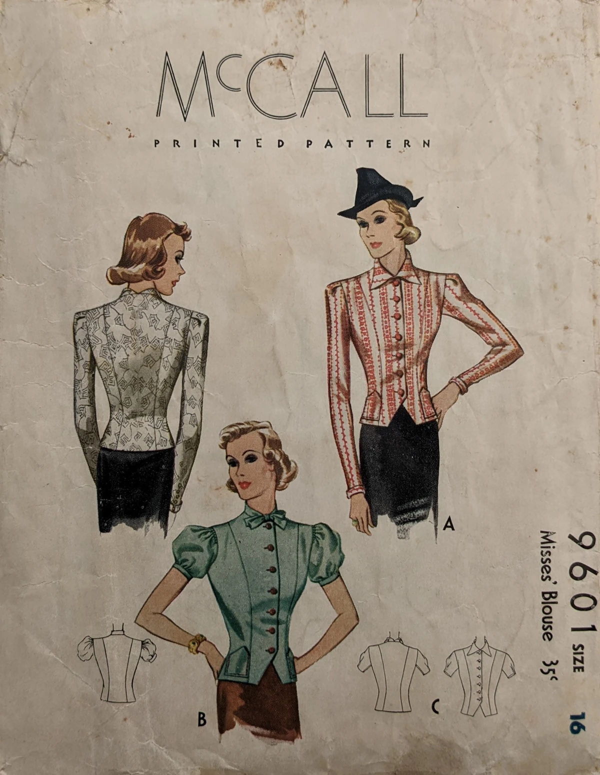 McCall 9601 | Vintage Sewing Patterns | Fandom
