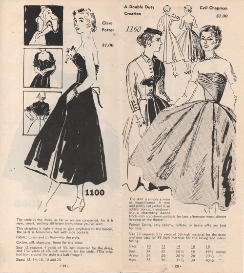 Spadea American Designer Patterns Booklet X | Vintage Sewing Patterns ...