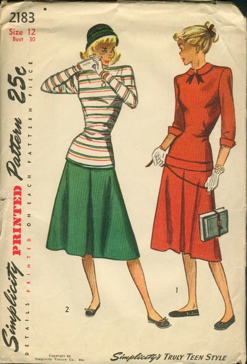 Simplicity 2183 | Vintage Sewing Patterns | Fandom