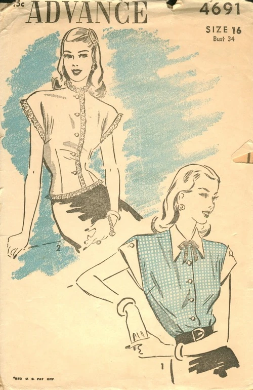 Advance 4691 | Vintage Sewing Patterns | Fandom