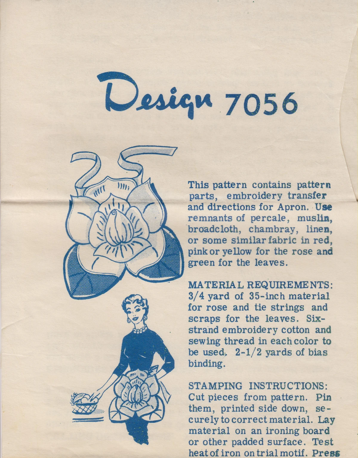 Mail Order 7056 | Vintage Sewing Patterns | Fandom