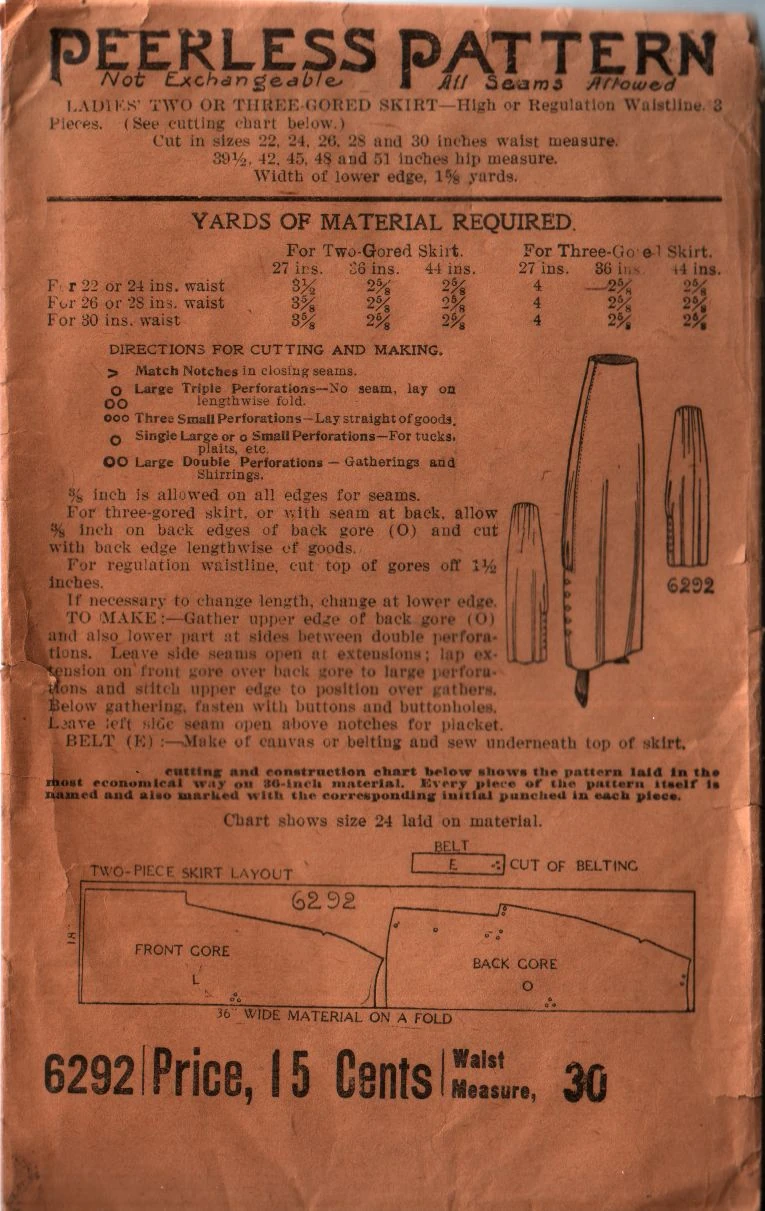 Peerless 6292 | Vintage Sewing Patterns | Fandom