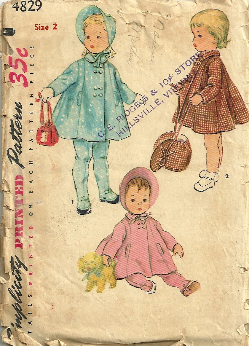 Simplicity 4829 | Vintage Sewing Patterns | Fandom